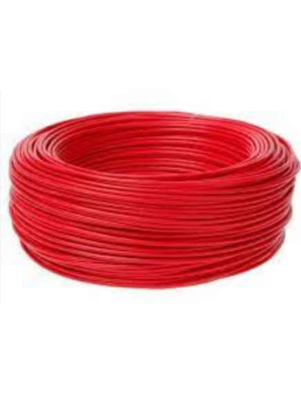 CABLE ELECTRICO ROJO #14 ROLLO 100 METROS 19 HILOS ANDES